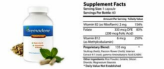 What are the ingredients in Tremadone? - Tremadone A Natural supplement ...